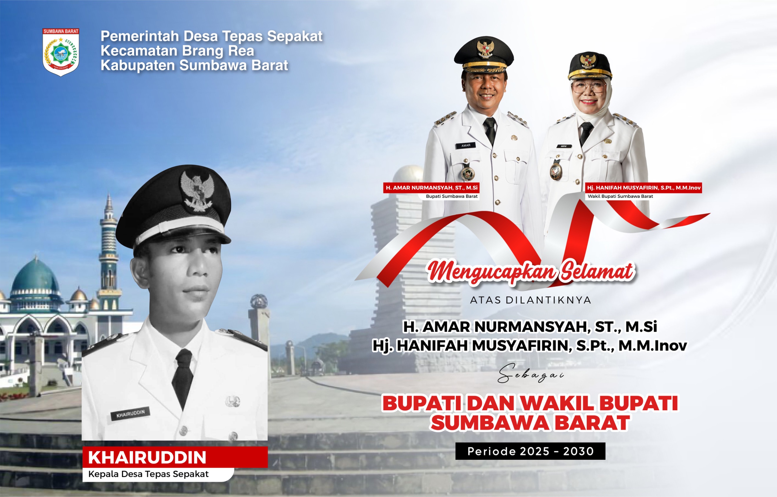 Pemerintah Desa Tepas Sepakat Kecamatan Brang Rea Mengucapkan Selamat ...